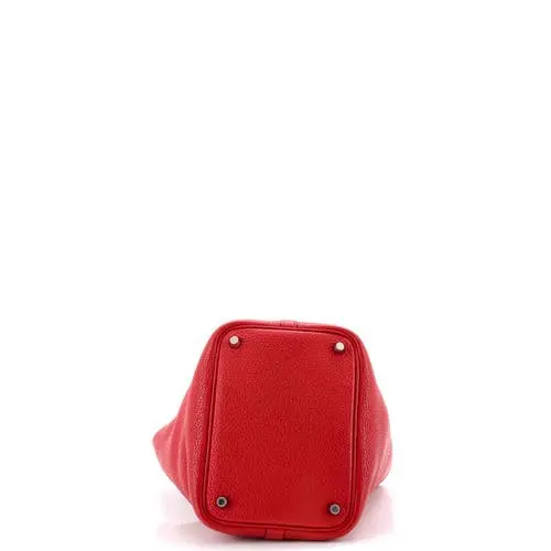 Hermès Picotin Lock Bag Clemence Pm - Red