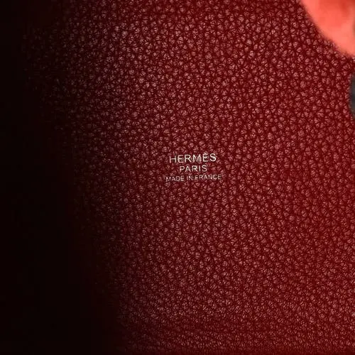 Hermès Picotin Lock Bag Clemence Pm - Red