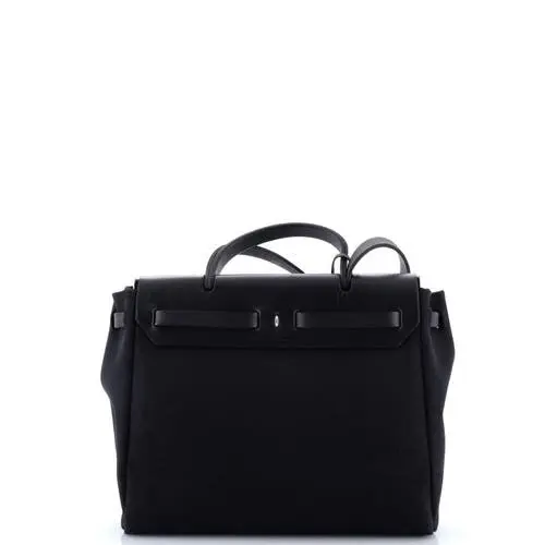 Hermès Herbag Toile And Leather Pm