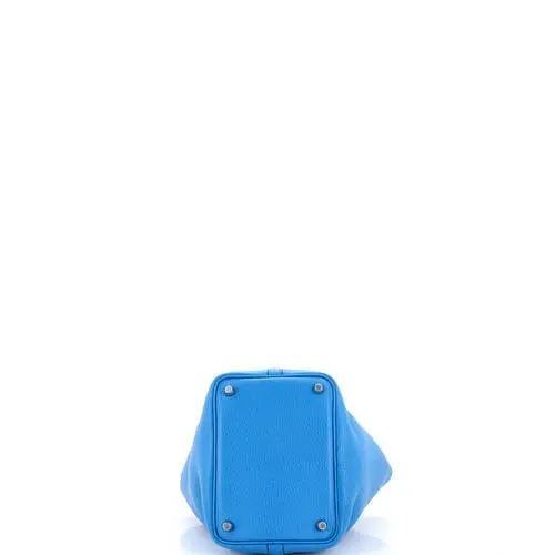 Hermès Picotin Lock Bag Clemence Pm - Blue
