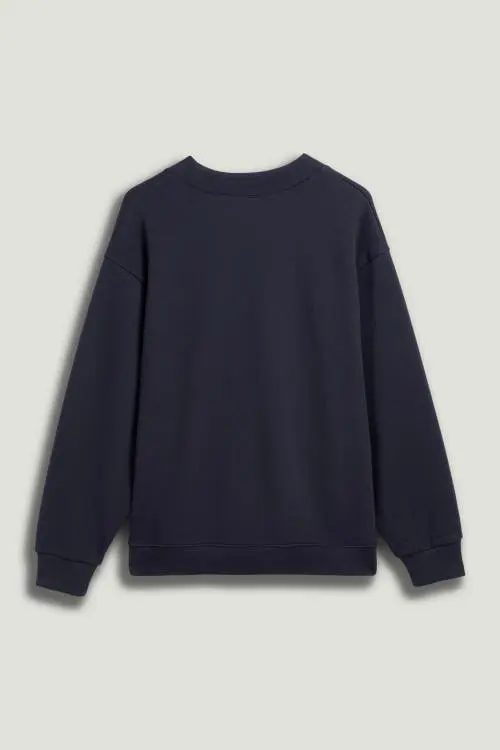 NOCTURNE Button-up Fleece Sweatshirt