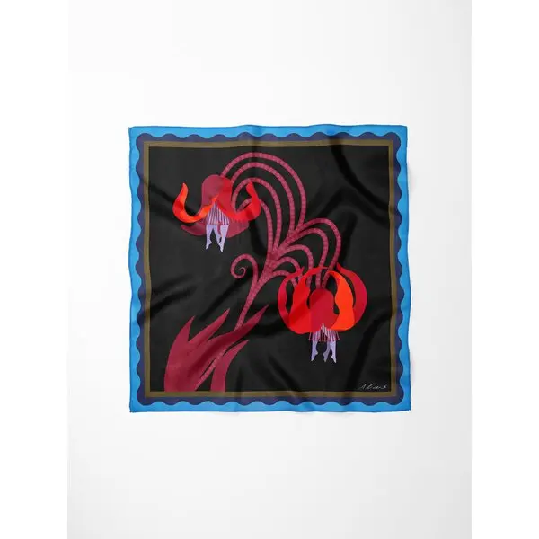 ALAS Square Silk Shawl - Late Bloomer