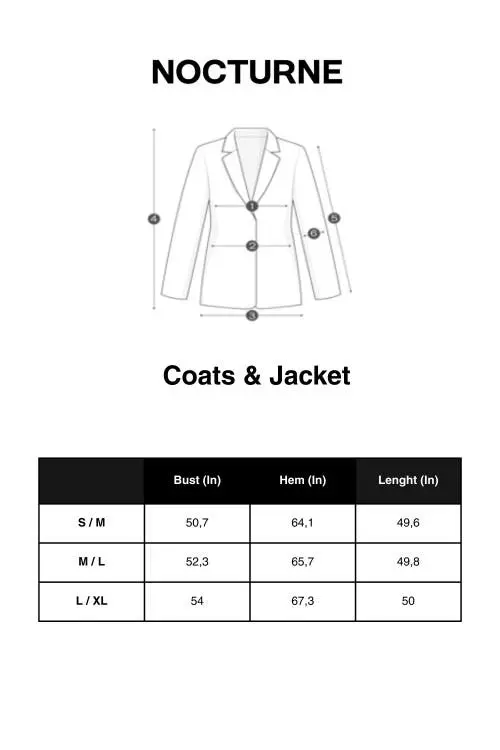 NOCTURNE Single-breasted Trench Coat