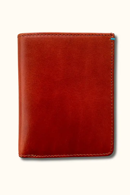BLUEBONNET The Toscano Italian Leather Bifold Wallet - Tuscan Tan
