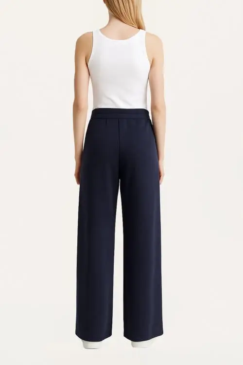 NOCTURNE Wide-leg Jersey Pants