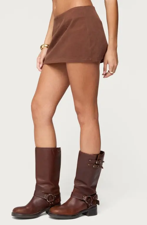 EDIKTED Micro Skort - Brown