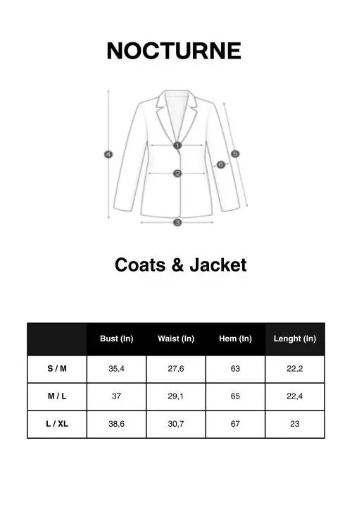 NOCTURNE Contrast Collar Utility Jacket