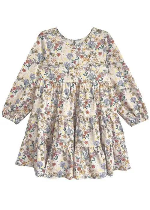 MABEL + HONEY Flower Field Tiered Dress