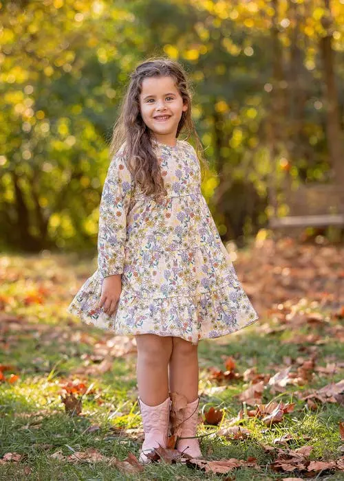 MABEL + HONEY Flower Field Tiered Dress