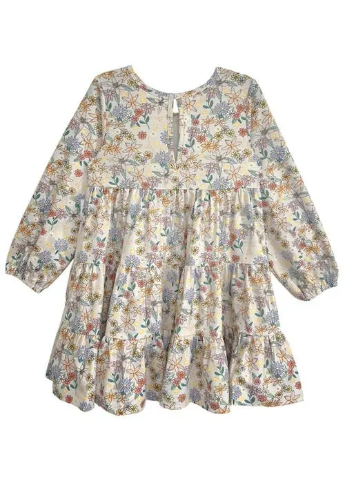 MABEL + HONEY Flower Field Tiered Dress