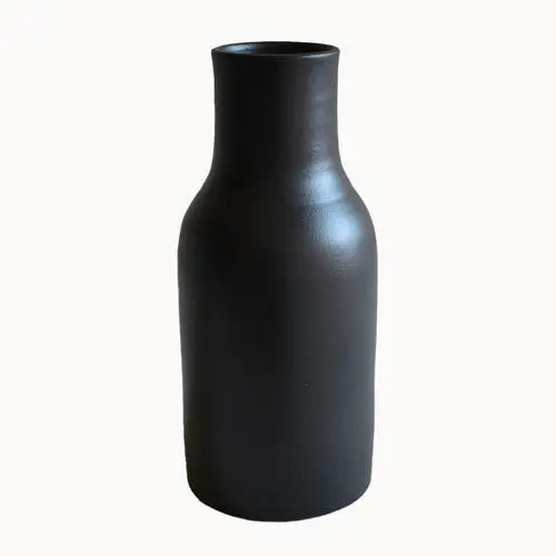 APARTMENT F Bottle Vase - Matte Black