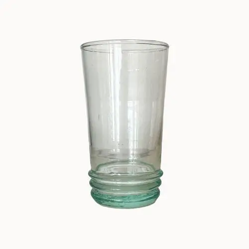 APARTMENT F Moroccan Ripple Glass Cup | Set Of Two - Clear