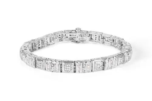 HAUS OF BRILLIANCE 10k Gold Diamond Bracelet - White