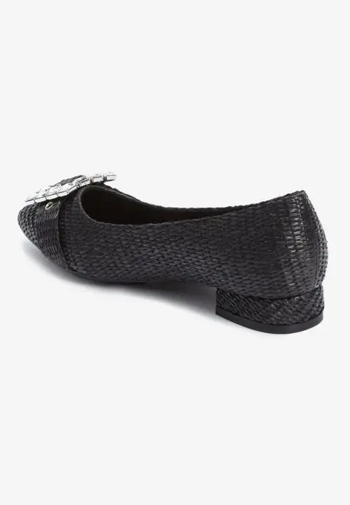 COMFORTVIEW The Genessa Slip On Flat - Black