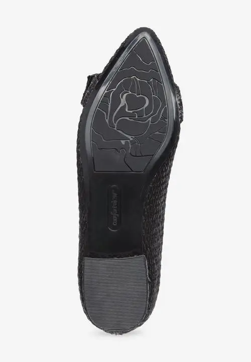 COMFORTVIEW The Genessa Slip On Flat - Black