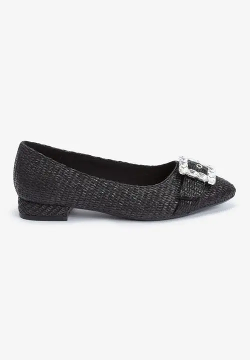COMFORTVIEW The Genessa Slip On Flat - Black