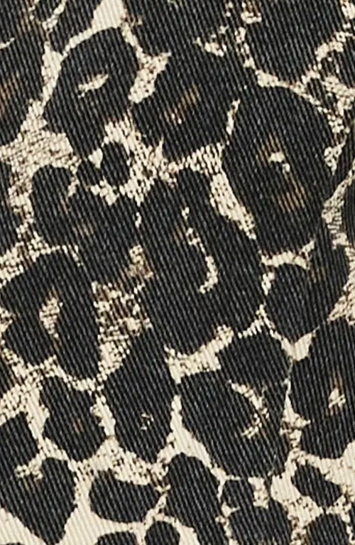 Lioness Soho Animal Print Twill Jacket - Leopard