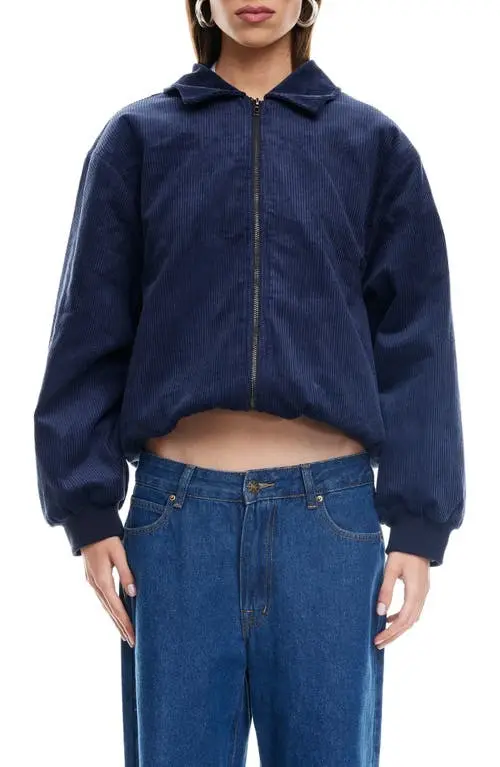 Lioness Corduroy Bomber Jacket - Midnight