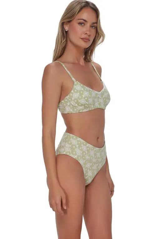 SWIM SYSTEMS Laura Fold Over Bikini Bottom - Cactus Flower