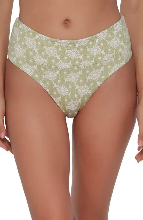 SWIM SYSTEMS Laura Fold Over Bikini Bottom - Cactus Flower