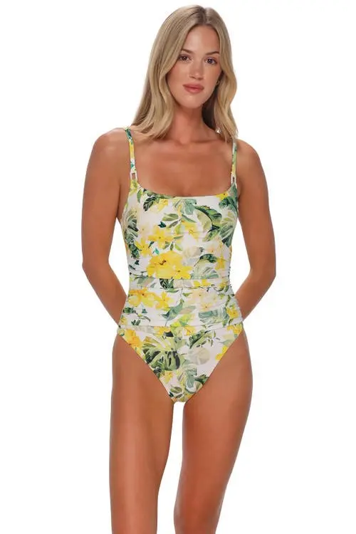SUNSETS Pamela One-piece Swimsuit - Isla Soleil Crepe