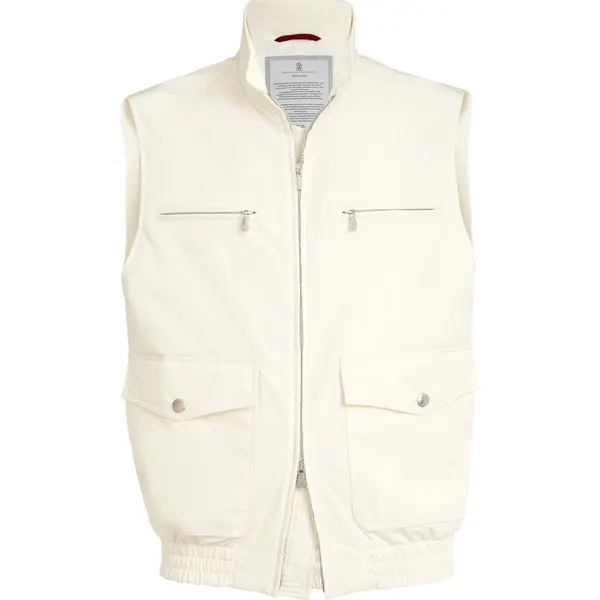 Brunello Cucinelli Nylon Padded Vest - Panama