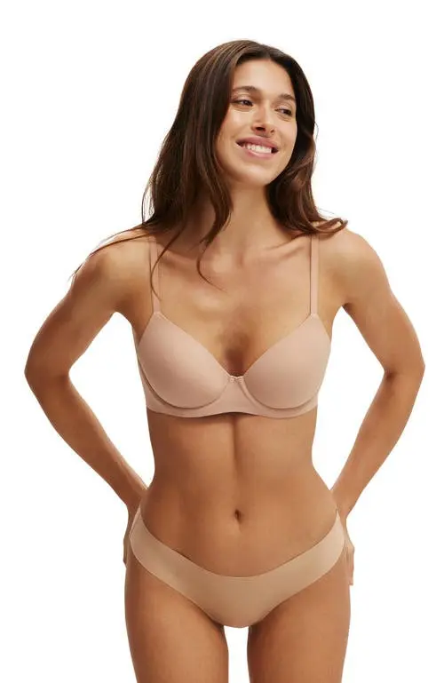 Cotton:on Body Bestee T-shirt Bra - Maple Sugar