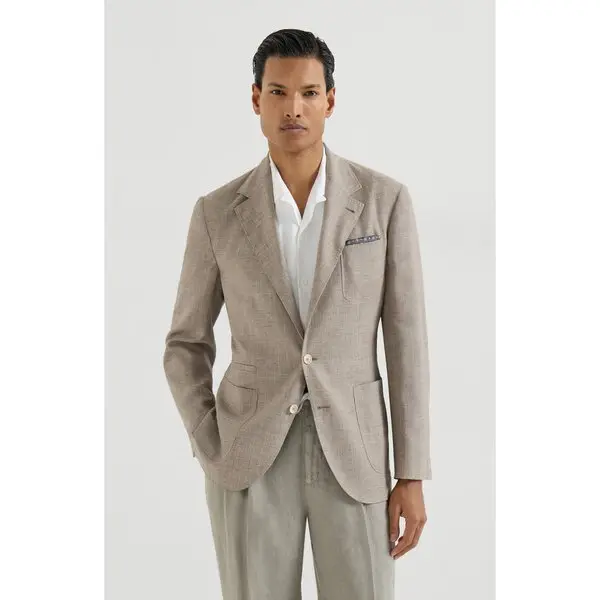 Brunello Cucinelli Deconstructed Blazer - Brown