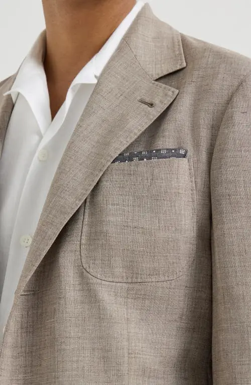 Brunello Cucinelli Deconstructed Blazer - Brown