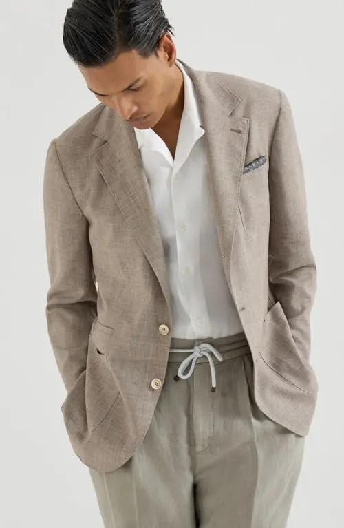 Brunello Cucinelli Deconstructed Blazer - Brown