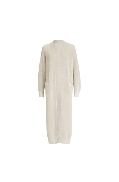 Brunello Cucinelli Sparkling Net Long Cardigan