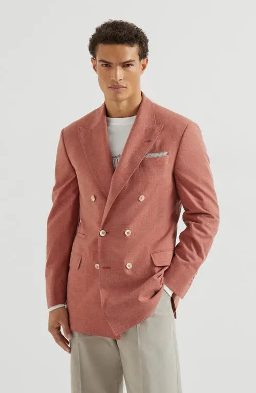 Brunello Cucinelli One-and-a-half Breasted Blazer - Orange