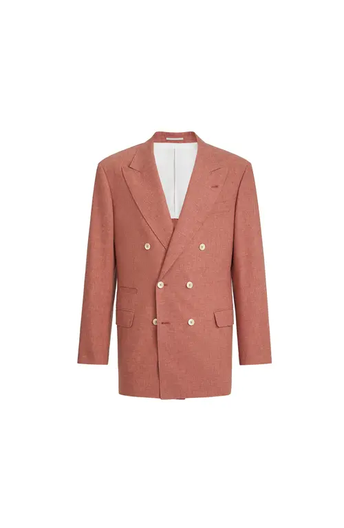 Brunello Cucinelli One-and-a-half Breasted Blazer - Orange