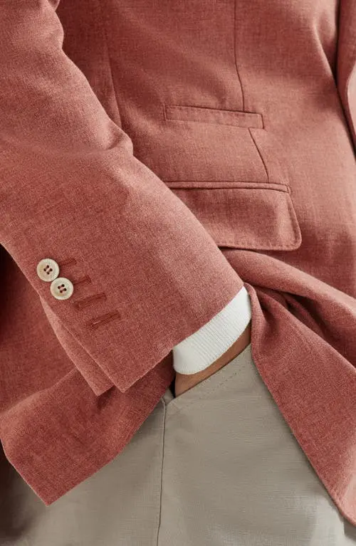 Brunello Cucinelli One-and-a-half Breasted Blazer - Orange