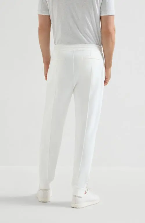 Brunello Cucinelli Trousers With Crête - Off-white