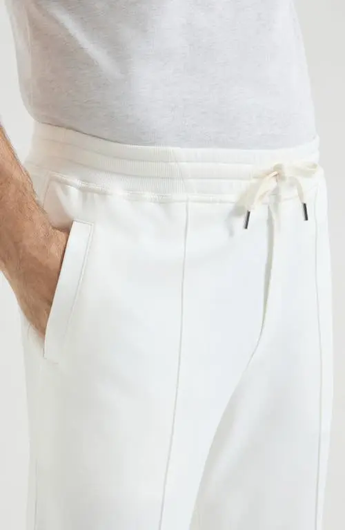 Brunello Cucinelli Trousers With Crête - Off-white