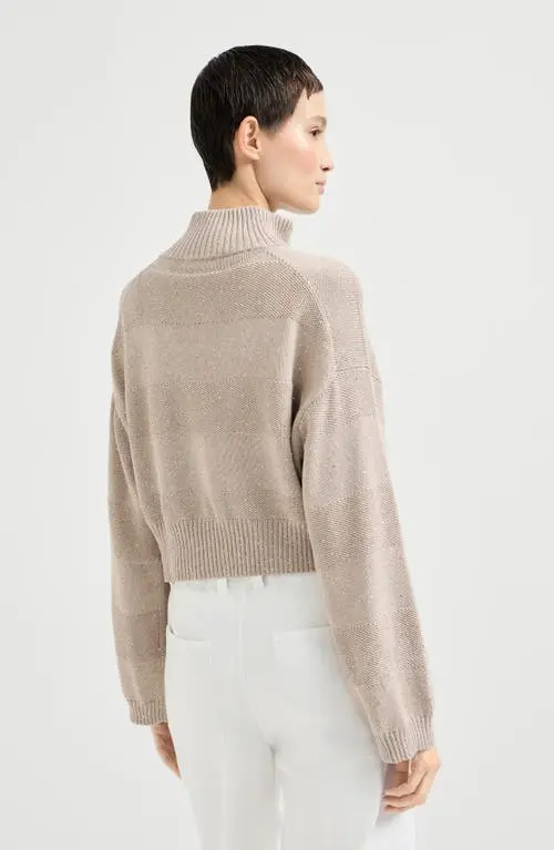 Brunello Cucinelli Striped Cardigan - Desert