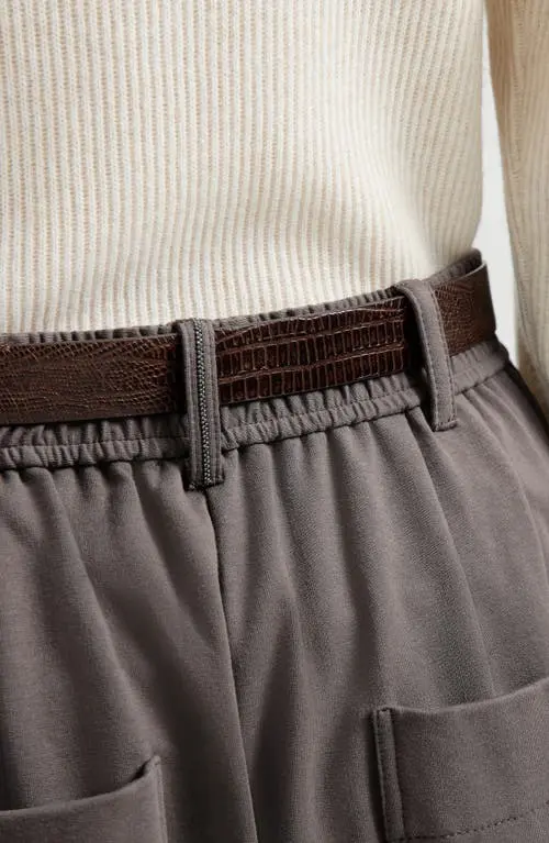 Brunello Cucinelli Wide Track Trousers - Brown
