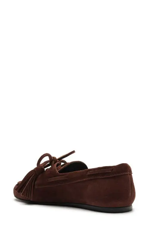 Schutz Kim Moccasin Loafer - Chestnut Brown