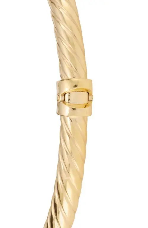 ATHRA LUXE Dolce Sole Twisted Pavé Rope Bangle
