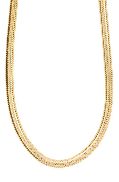 ATHRA LUXE Dolce Sole Mesh Necklace - Gold