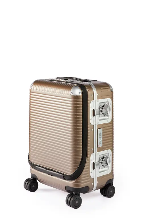FPM MILANO Bank Light Spinner 53 Front Pocket Luggage - Matt Almond