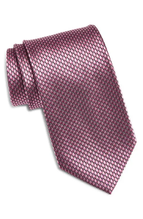 Nordstrom Silk Jacquard Neck Tie - Pink