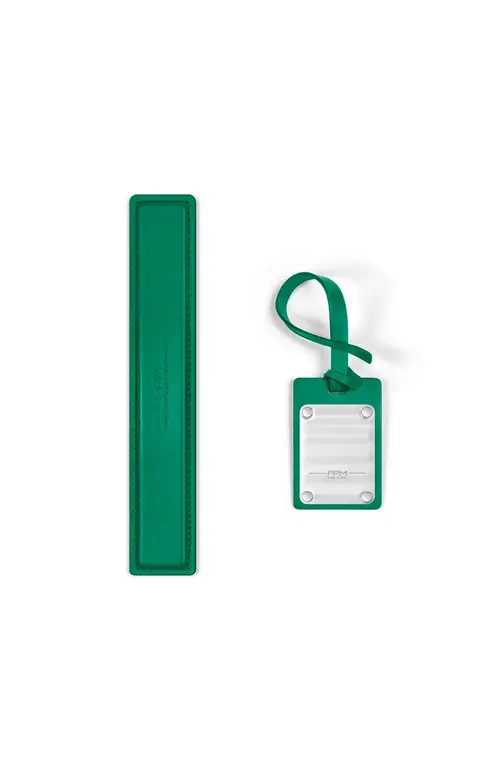 FPM MILANO Leather Luggage Handle - Pepper Mint