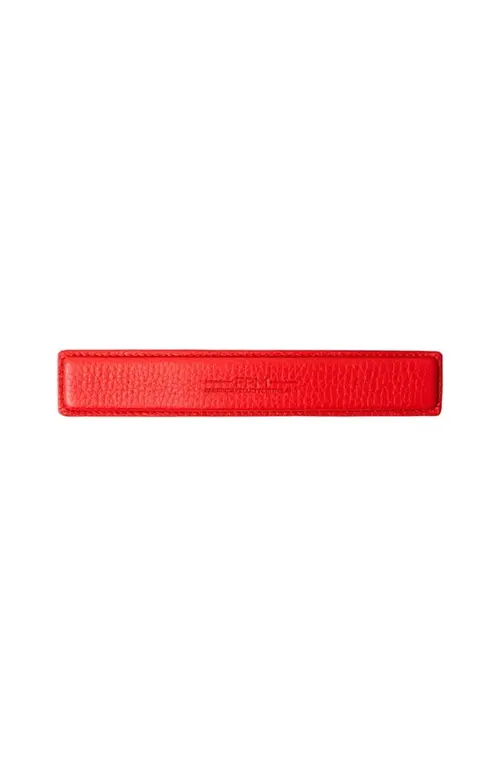 FPM MILANO Leather Luggage Handle - Red Clay