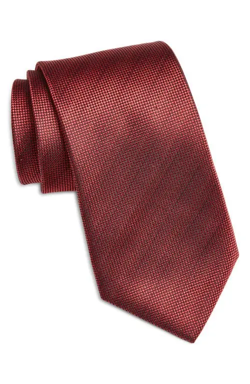 Nordstrom Silk Jacquard Neck Tie - Red