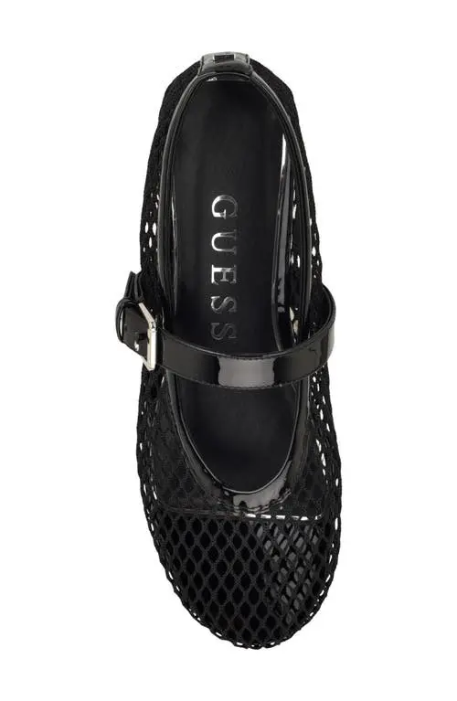 Guess Paxey Mary Jane Flat - Black