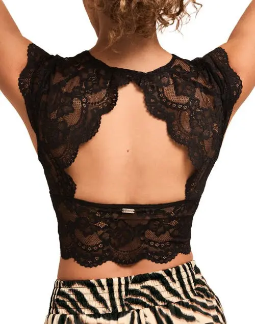 ADORE ME Lace Top And Satin Pant Set