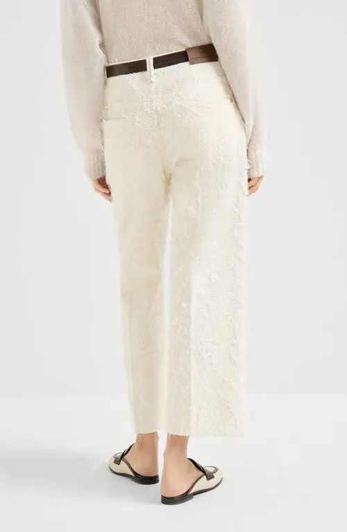 Brunello Cucinelli Contemporary Square Trousers - Ivory