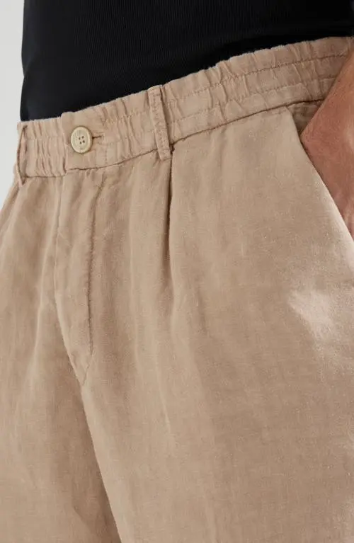 Brunello Cucinelli Linen Bermuda Shorts - Camel